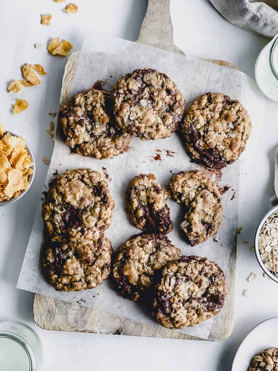 Texas Ranger Cookies (With Cornflakes!!) : Vintage Confections