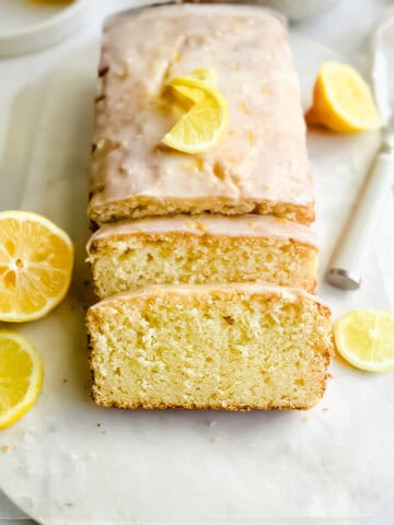 Glazed Lemon Tea Bread (From Scratch)